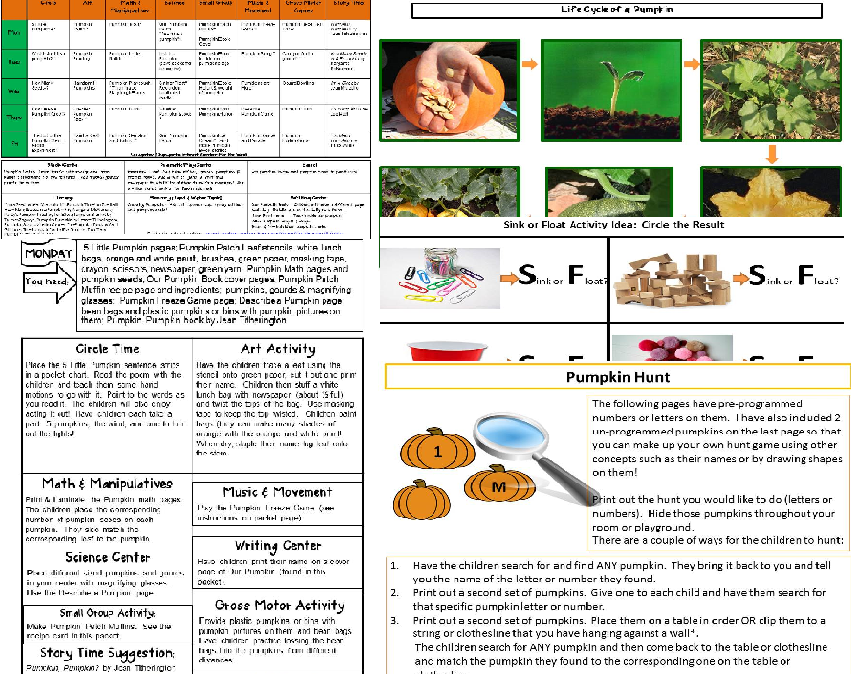 Pumpkin Patch Lesson Plans For Preschool - texasgalahh.over-blog.com