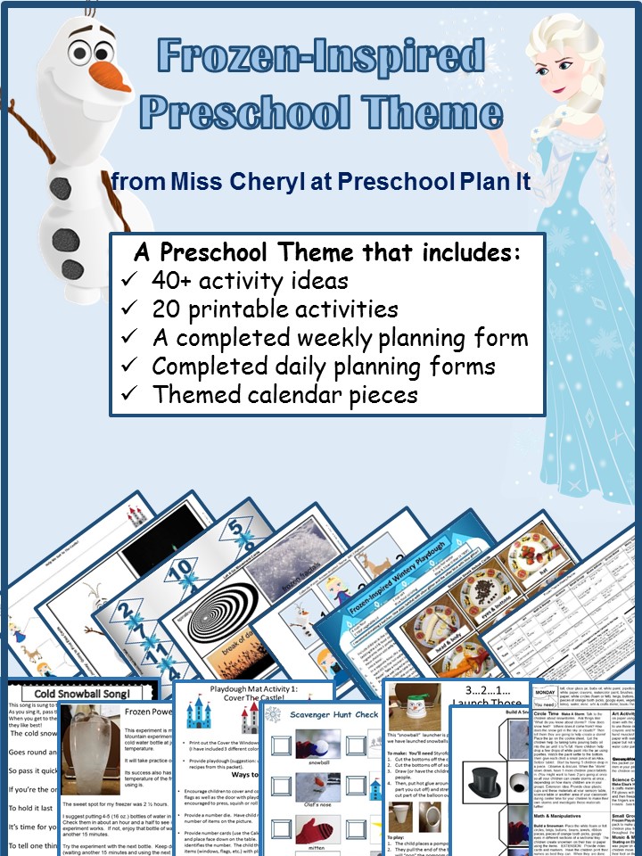 Frozen Inspired Preschool Theme