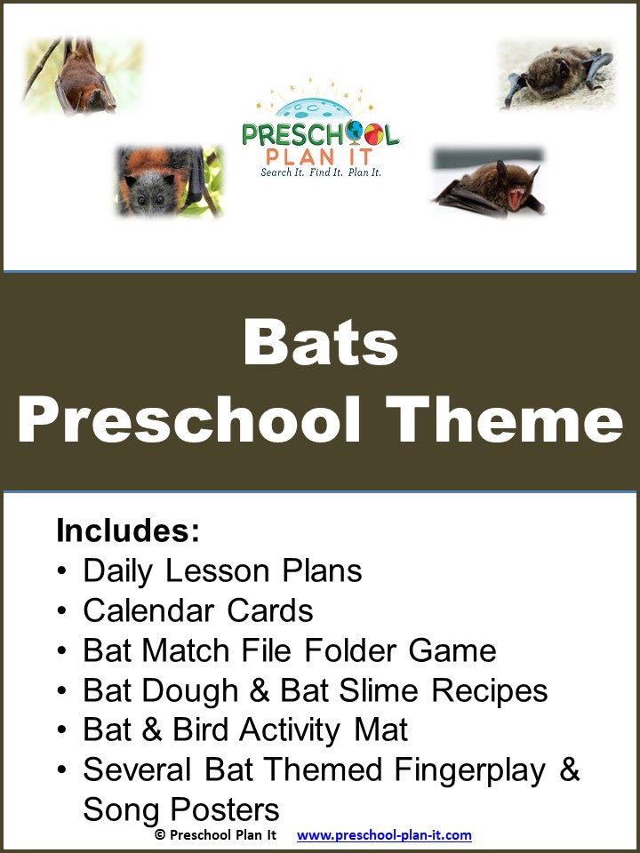 Bats Preschool Theme Resource