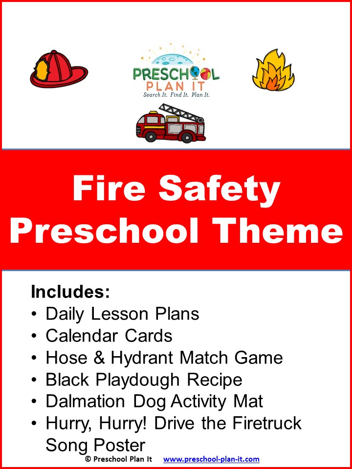Fire Safety Preschool Theme Resource