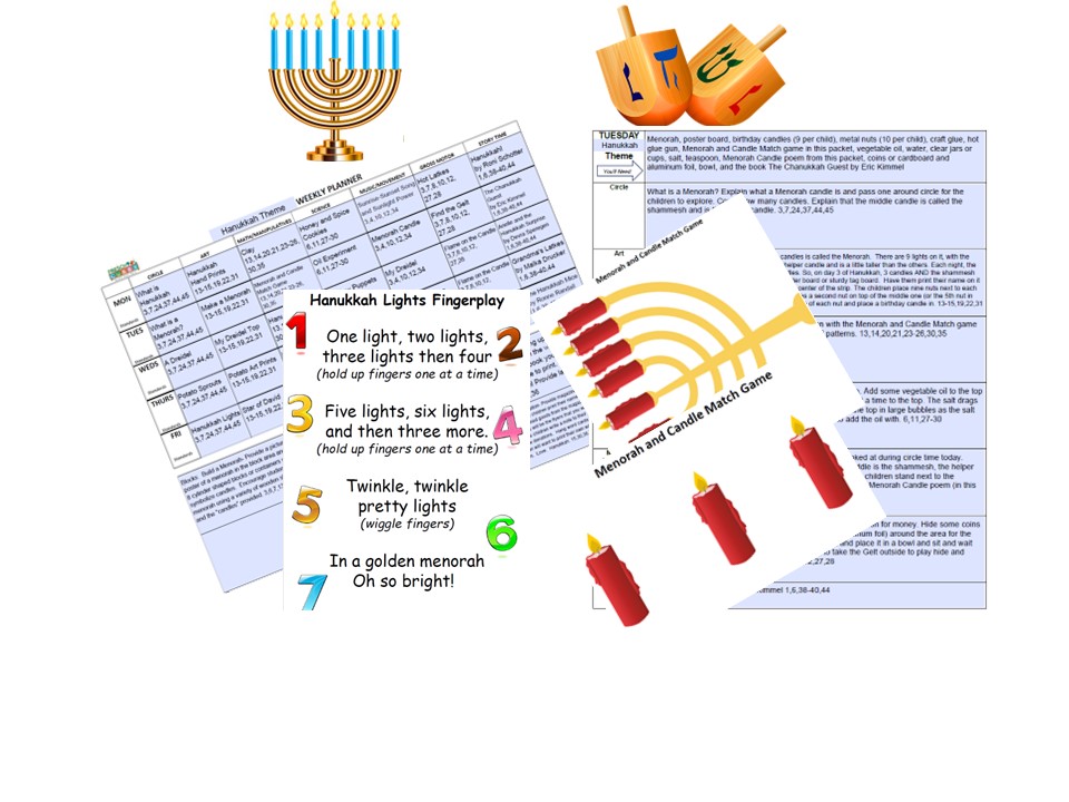 Hanukkah Preschool Theme Resource