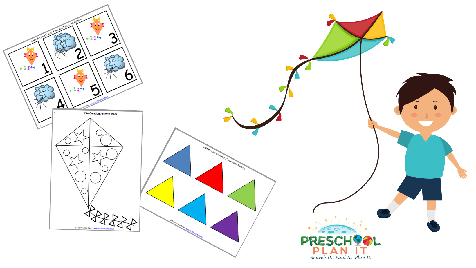 Kites and Wind Preschool Theme Resource