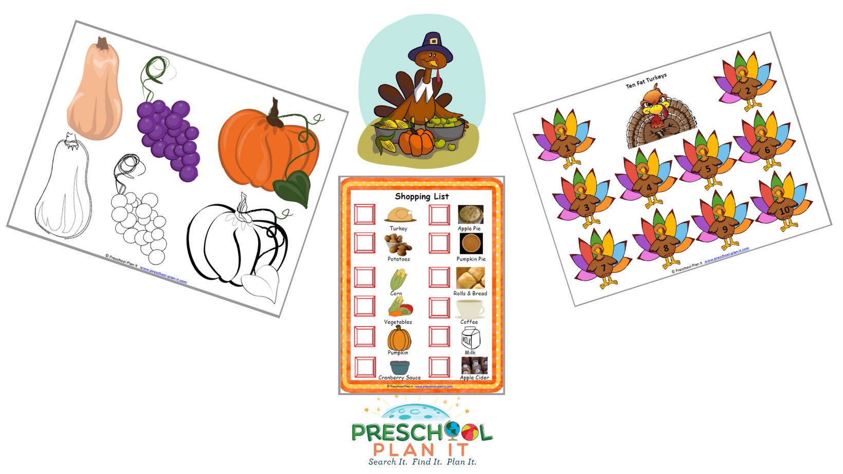 Thanksgiving Theme Resource for Preschool